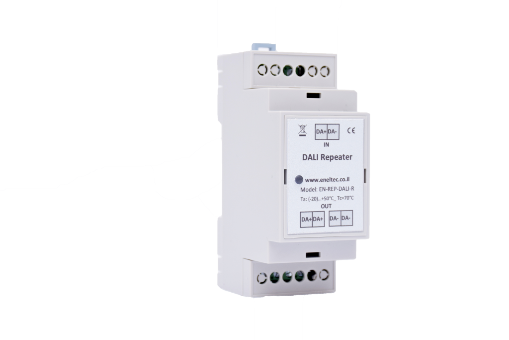 DALI Repeater for installation on a DIN rail | Eneltec
